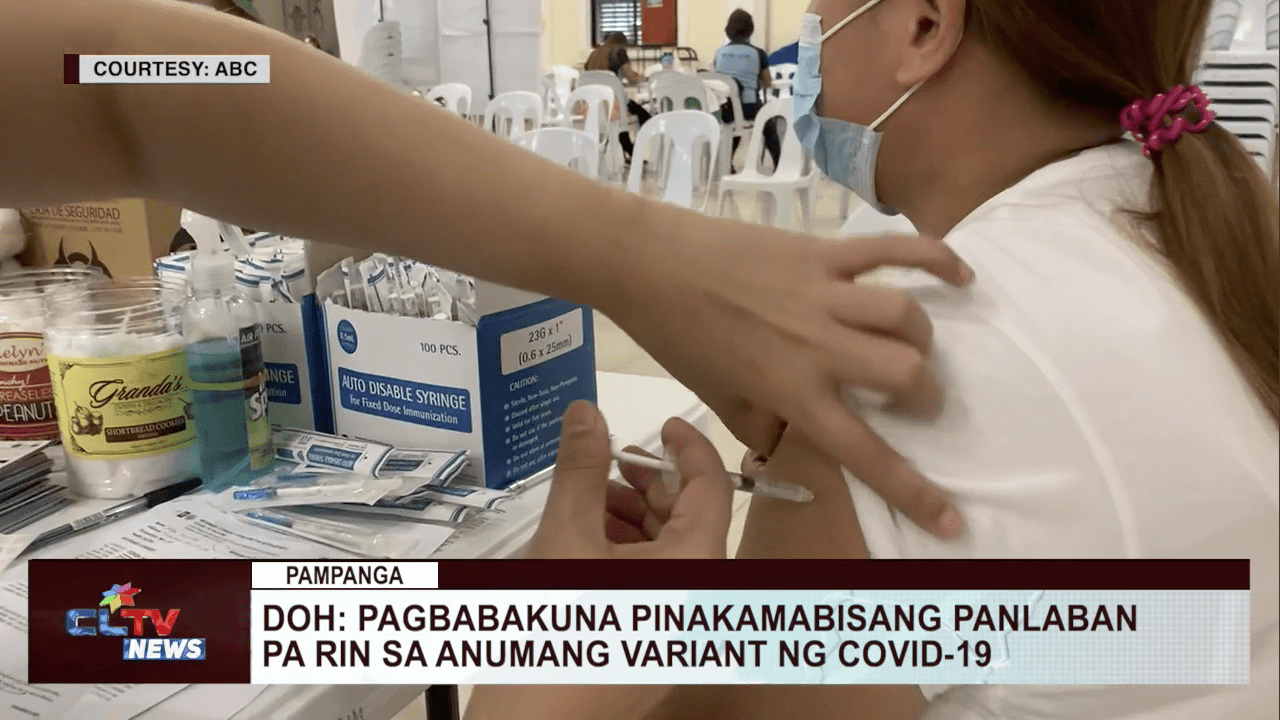 DOH: pagbabakuna pinakamabisang panlaban pa rin sa anumang variant ng ...
