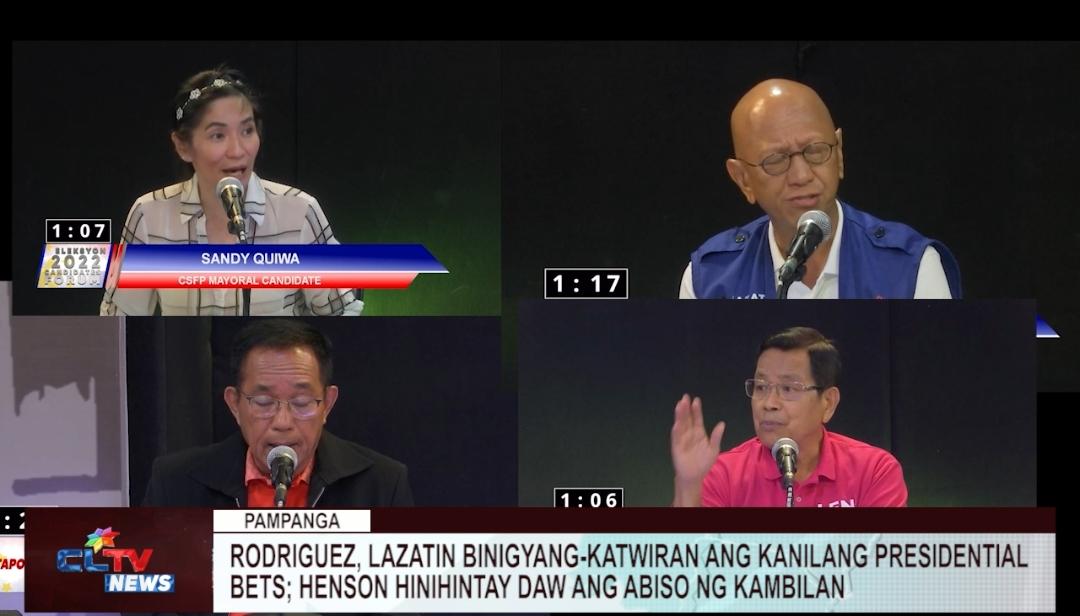 PAMPANGA | Rodriguez, Lazatin binigyang-katwiran ang kanilang ...