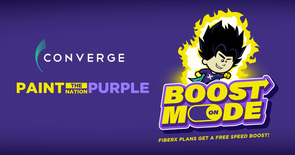 Converge Paints the Philippines Purple with Boosted Fiber Internet Plans