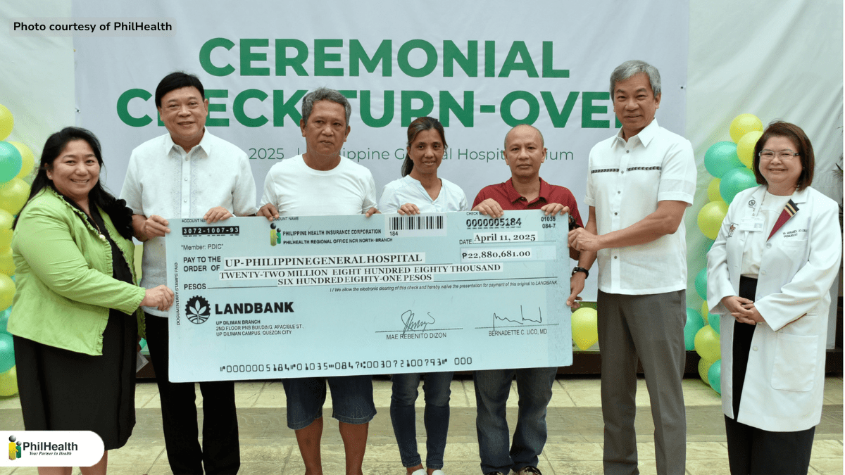 PGH receives ₱22.8-M from PhilHealth for heart attack patients