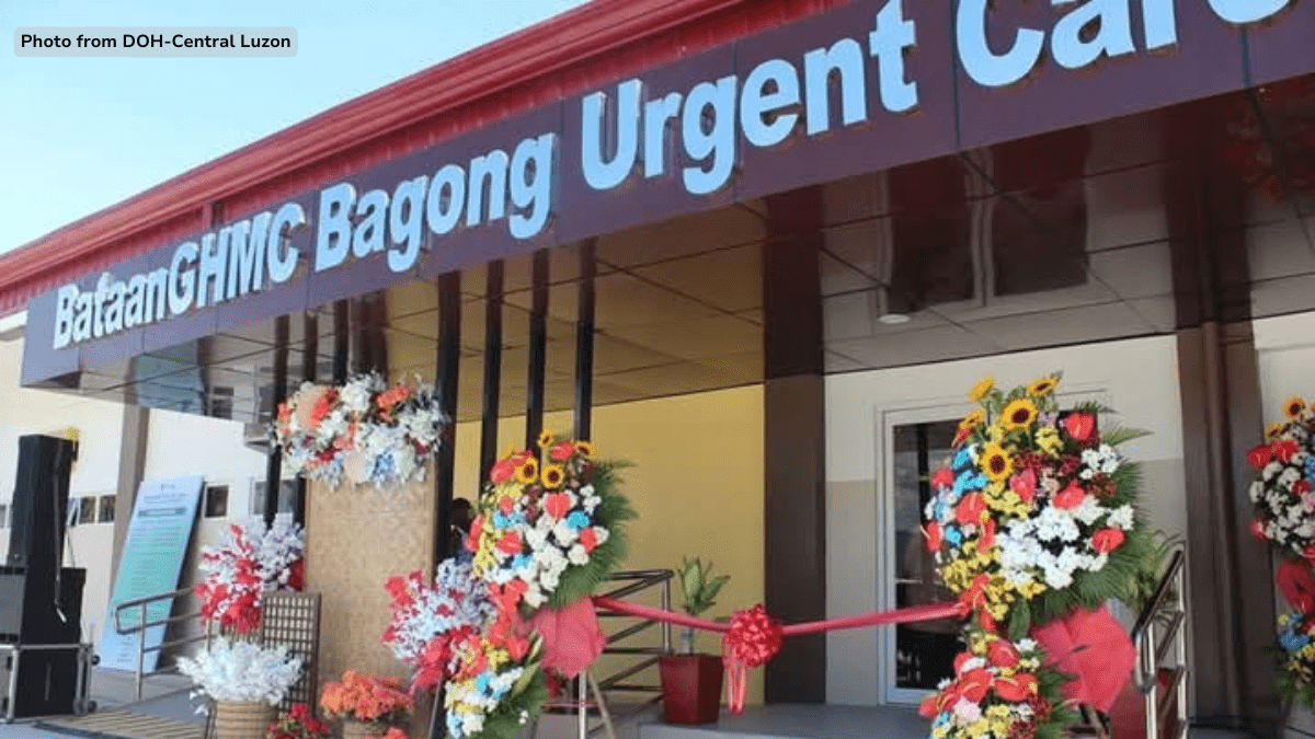 Kauna-unahang urgent care facility sa Bataan, binuksan ng DOH