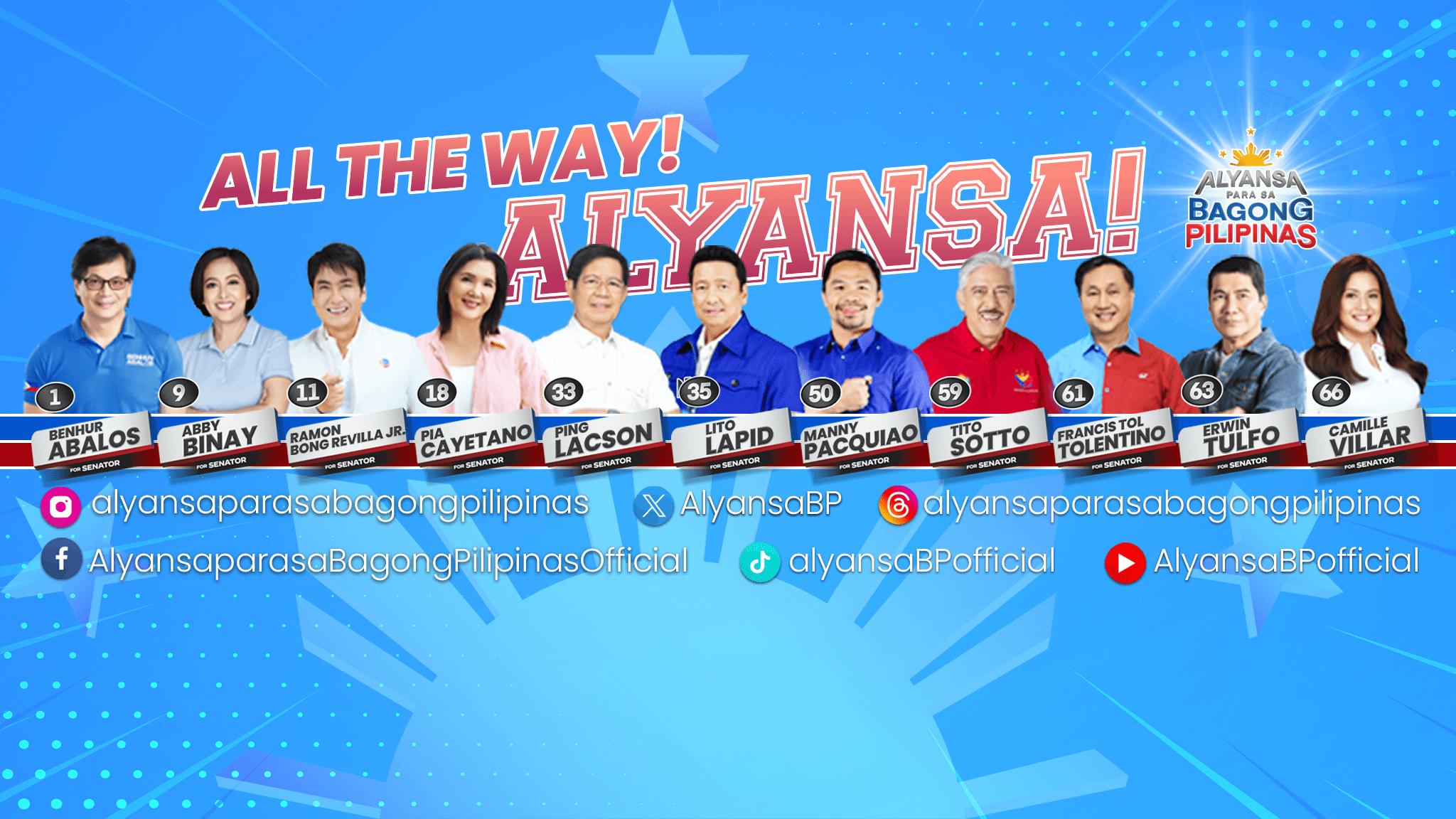 Alyansa para sa Bagong Pilipinas, magdadaos ng mga rally sa Pampanga