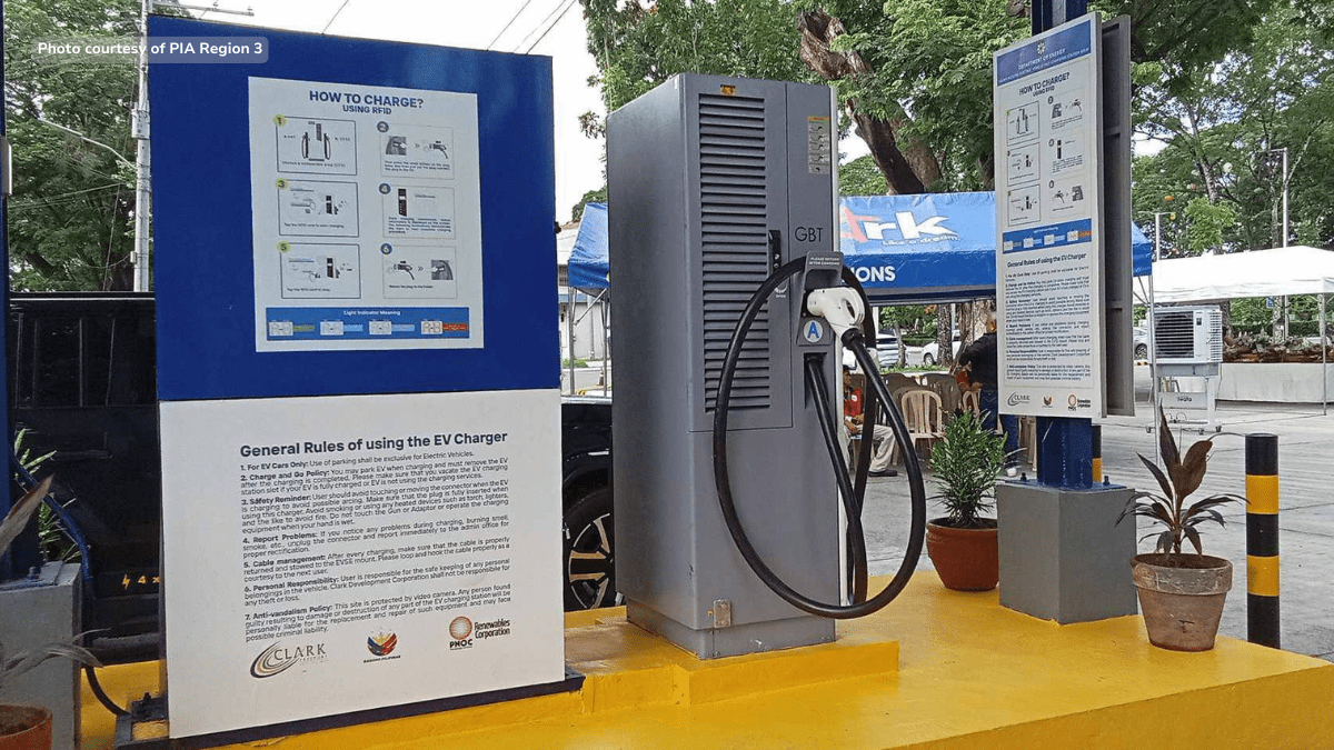 DOE, CDC pilot EV charging station to make Clark ‘Greener’