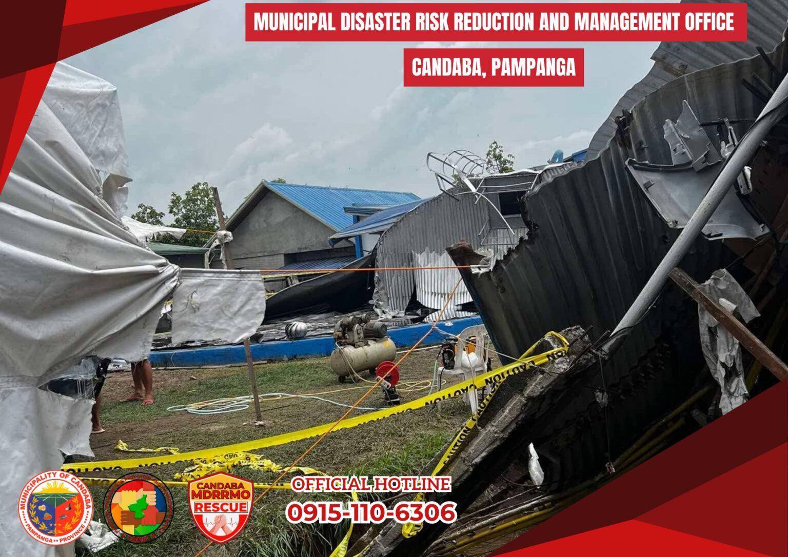 5 katao, sugatan sa pagsabog ng water tank sa Candaba; 5 bahay, nawasak din