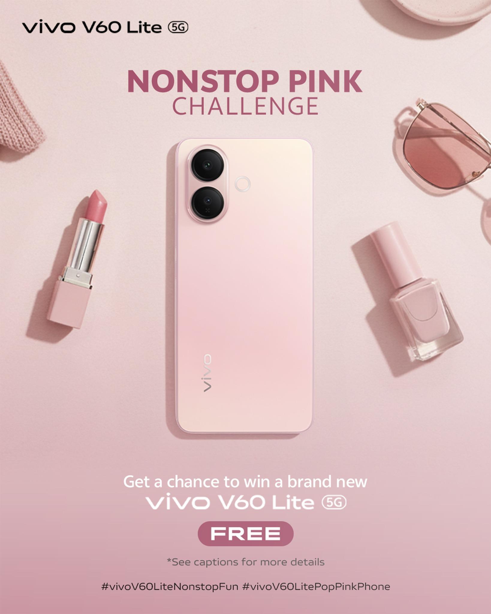 Paint your feed Pink, win vivo V60 Lite