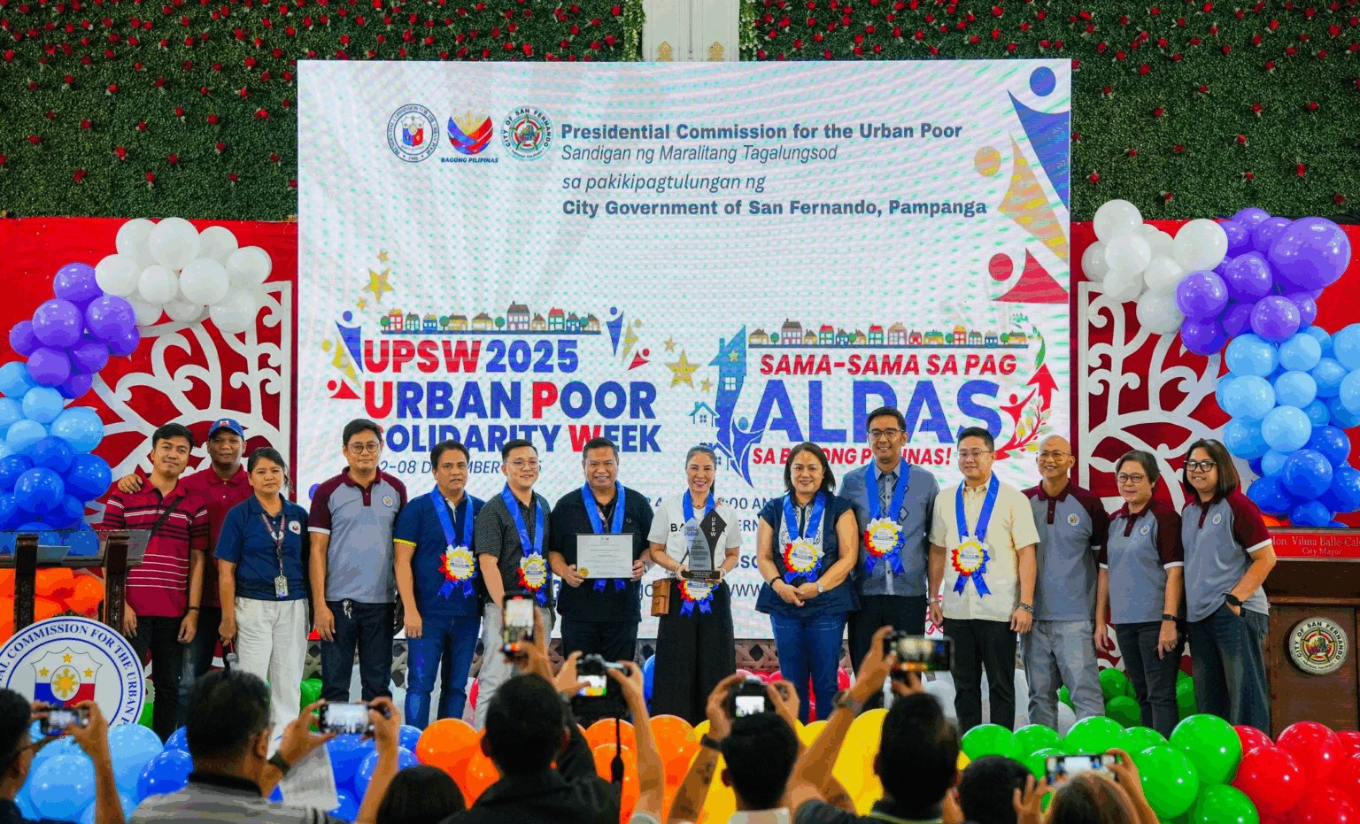 San Fernando LGU, Mayor Vilma Caluag, kinilala sa serbisyo para sa ...