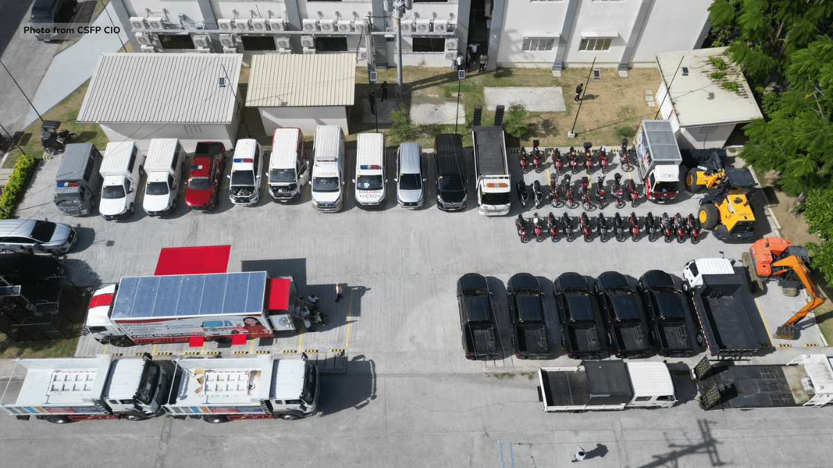 Mga bagong sasakyan ng CSF LGU, gagamitin sa field at emergency ops