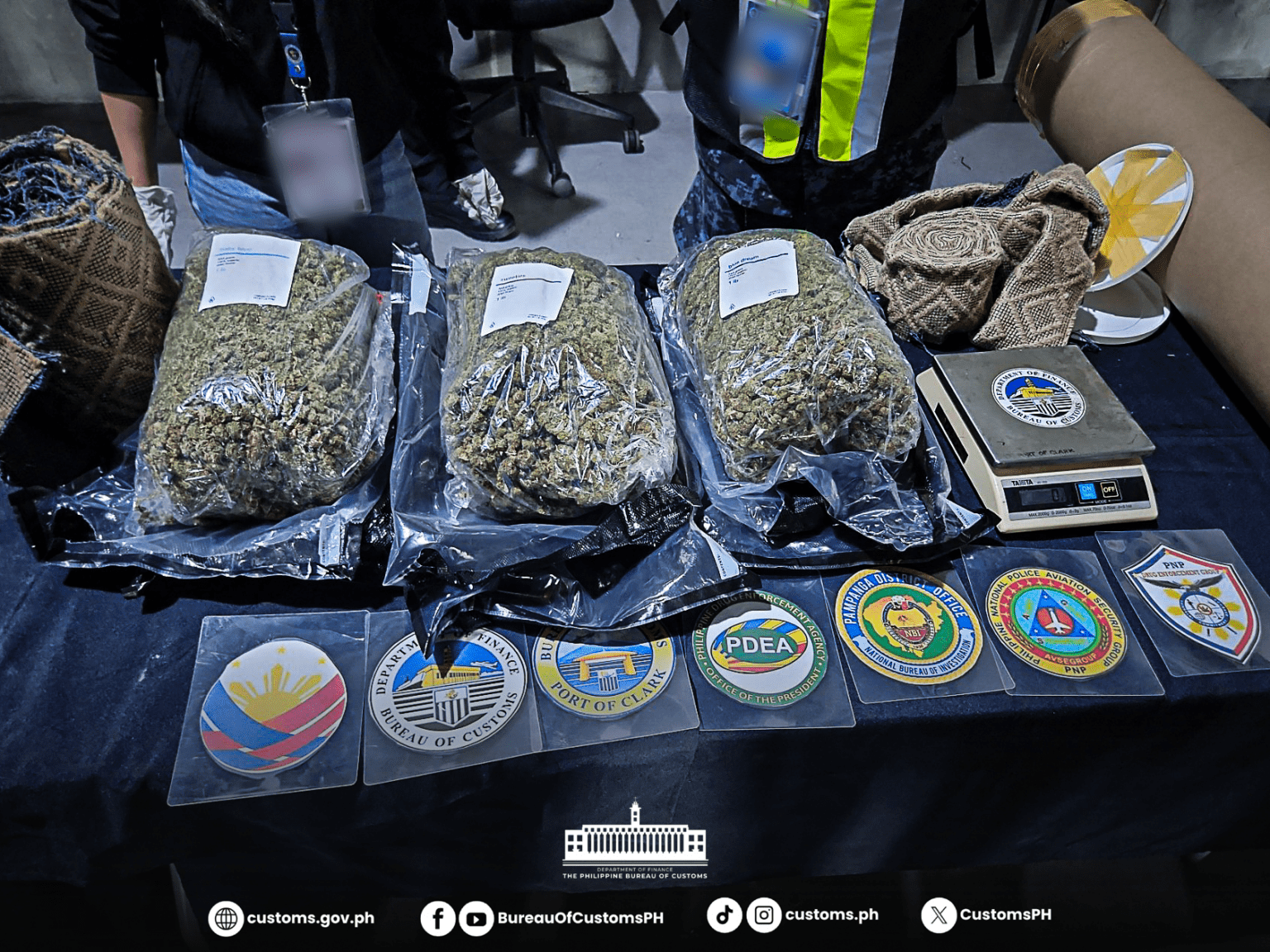 Higit ₱6-M halaga ng high-grade marijuana, nasabat sa shipment na ...